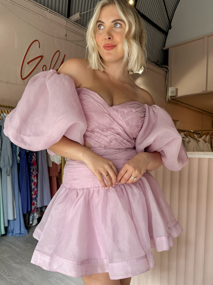 Aje - Myriad Cut Out Dress Lilac (Size 12) – Goldie's - Designer Dress Hire